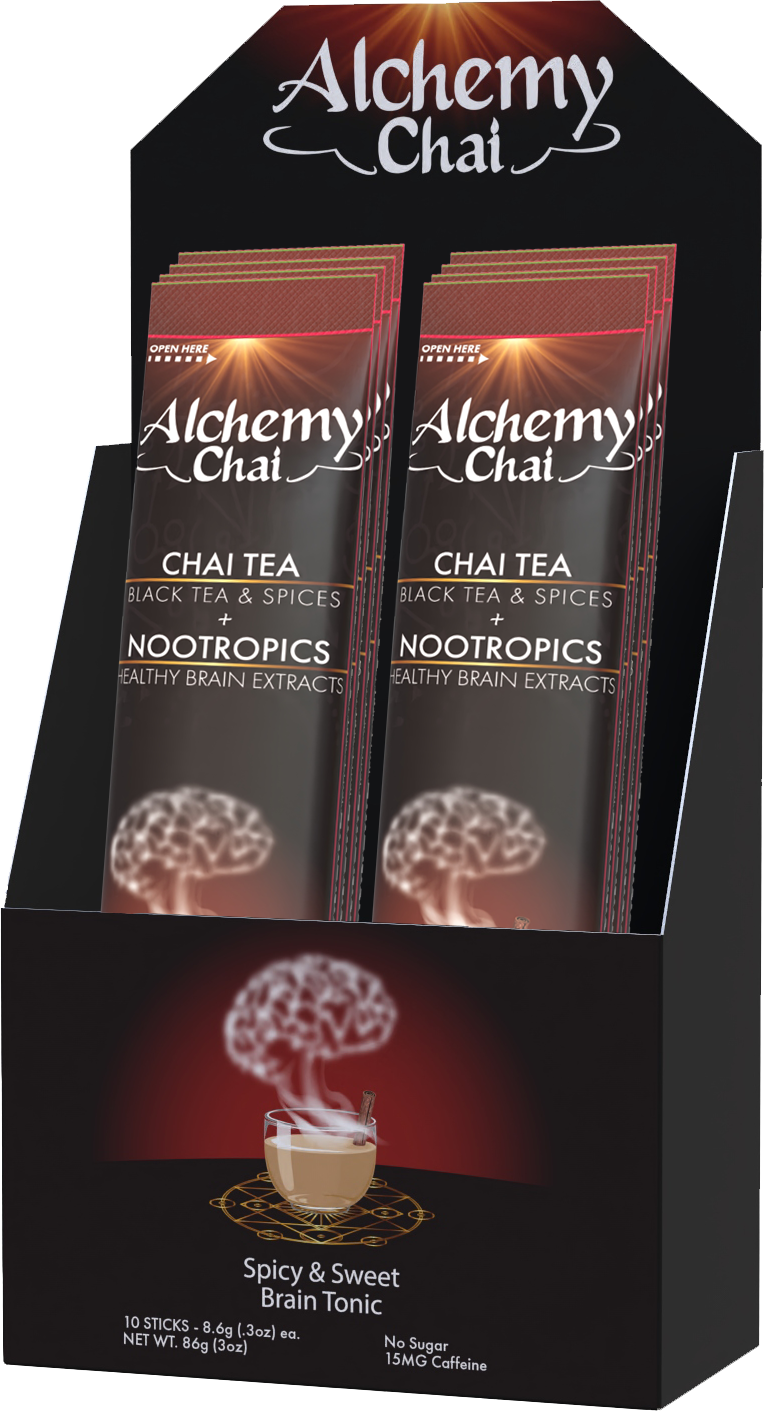 Alchemy Brain Health Retail Boxes | Alchemy Blends